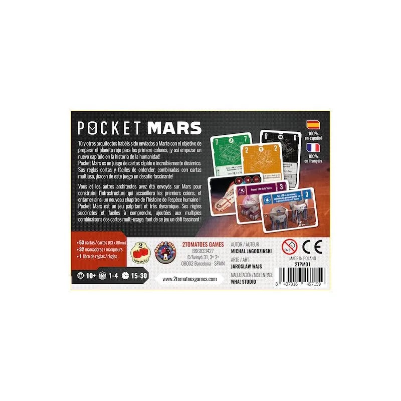 JUEGO DE MESA POCKET MARS | Tiempo de Juegos