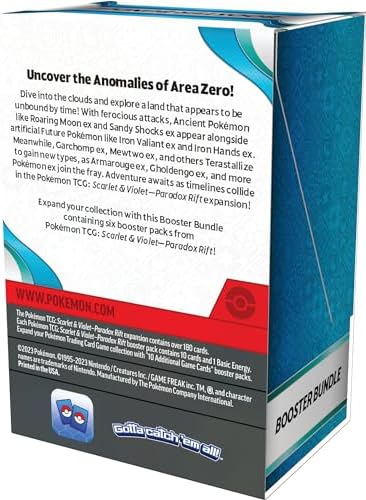 BOOSTER BUNDLE PARADOX RIFT SCARLET & VIOLET 4 POKEMON - ENGLISH ...