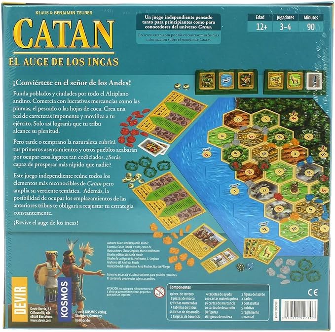 CATAN: EL AUGE DE LOS INCAS - SPANISH | Tiempo de Juegos